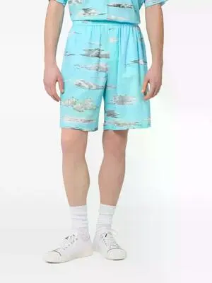 Moschino Cloud Print Shorts