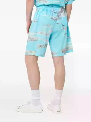 Moschino Cloud Print Shorts
