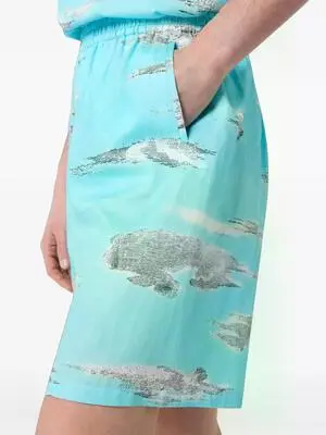 Moschino Cloud Print Shorts
