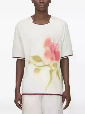 Adidas X Wales Bonner Floral-print T-shirt