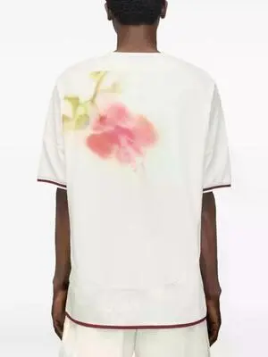 Adidas X Wales Bonner Floral-print T-shirt