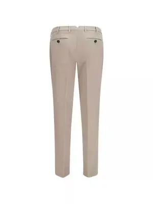 Brunello Cucinelli Garment-dyed Cotton Trousers
