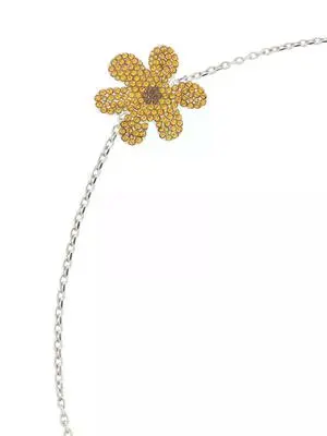 Marni Crystal-embellished Floral Necklace