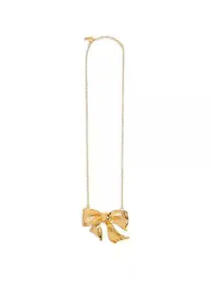 Moschino Bow-pendant Necklace