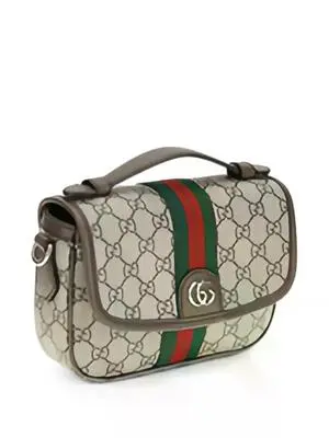 Gucci Ophidia Gg Supreme Web Stripe Cross Body Bag