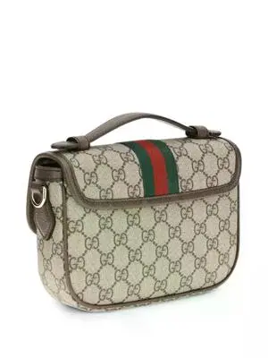 Gucci Ophidia Gg Supreme Web Stripe Cross Body Bag
