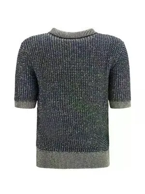 Balmain Sequin-embellished Button-detail Sweater