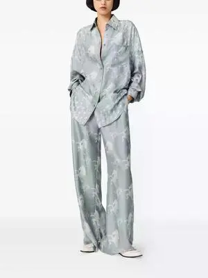 Stella McCartney Printed Silk Trousers