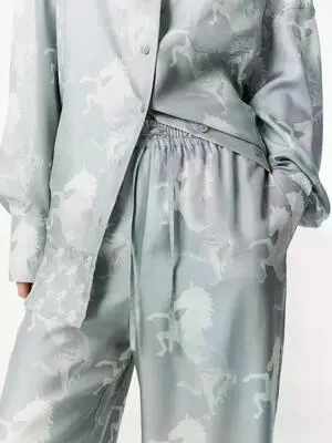 Stella McCartney Printed Silk Trousers