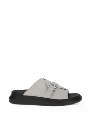 Alexander McQueen Leather Sandals - Grey