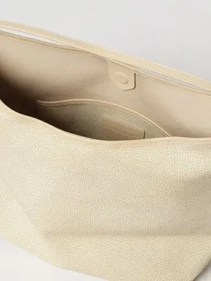 Borbonese Recycled Nylon Hobo Bag With Magnetic Closure