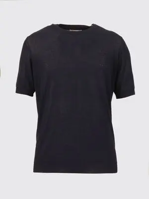 KANGRA Slim Fit Short-sleeve Cotton-blend Crewneck Jumper