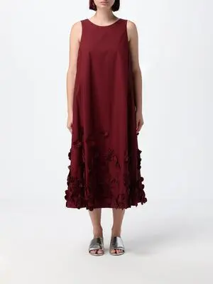 MEIMEIJ Off-the-shoulder Embroidered Cotton Midi Tunic - Sand