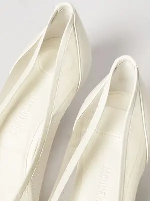 Jacquemus Polyamide Court Shoes With Bow Detailing