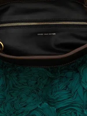 Dries Van Noten Flared Embroidered Shoulder Bag