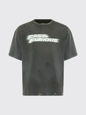 SAINT MXXXXXX Graphic Print Cotton T-shirt With Dropped Shoulders
