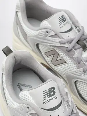 NEW BALANCE 530 Suede And Mesh Trainers With Abzorb Midsole - Grey
