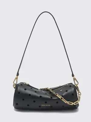 Manu Atelier Cylinder Perforated Smooth Leather Shoulder Bag