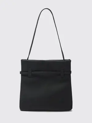 Manu Atelier Du Jour Grained Calfskin Shoulder Bag With Flat Handle