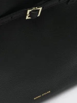 Manu Atelier Du Jour Grained Calfskin Shoulder Bag With Flat Handle