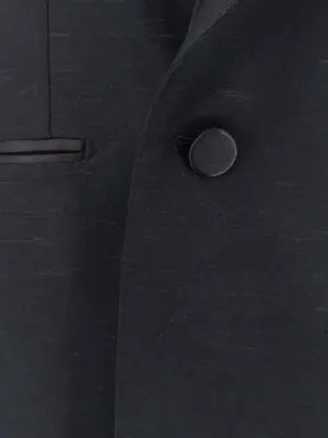 Tagliatore Silk-blend Tuxedo Jacket With Peak Lapels