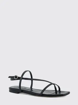AeydĒ Smooth Leather Slingback Sandals