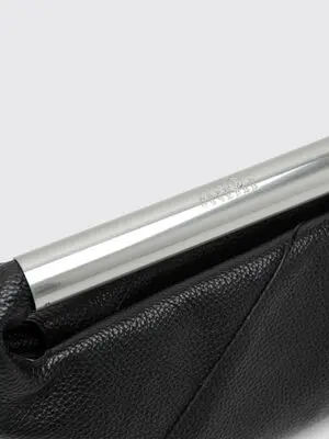 MAISON MARGIELA Grained Calf Leather Handbag With Metallic Handle