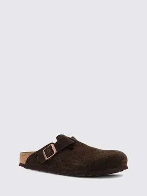 BIRKENSTOCK Boston Suede Clogs With Adjustable Strap