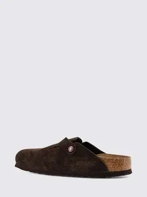 BIRKENSTOCK Boston Suede Clogs With Adjustable Strap