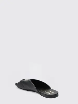 Loewe Pebble Lambskin Nappa Mule Sandals