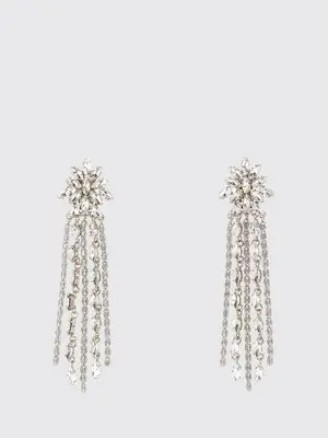 Alessandra Rich Crystal Cascade Chandelier Earrings