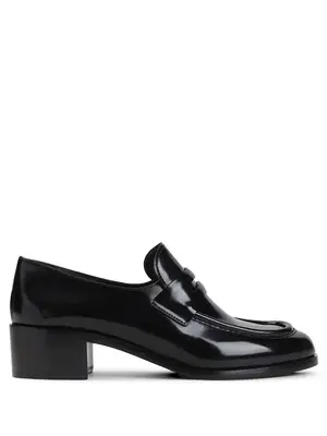 Church's Prudence Loafers In Glossy Smoked Leather - Black