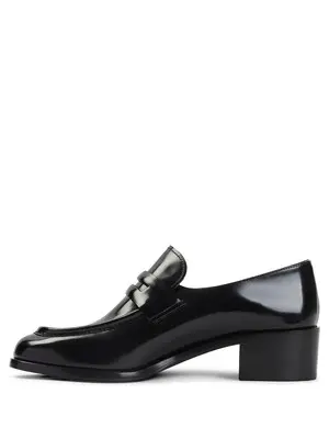 Church's Prudence Loafers In Glossy Smoked Leather - Black