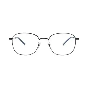 Saint Laurent Round-frame Metal Optical Frames /transparent - Black