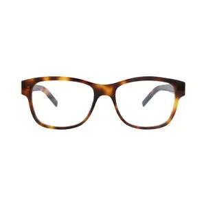 Saint Laurent Square-frame Recycled Acetate Optical Frames 'havana/transparent - Brown