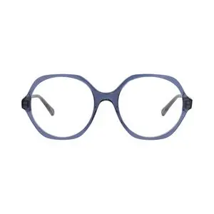 Chloé Round-frame Bio Acetate Optical Frames /transparent - Blue