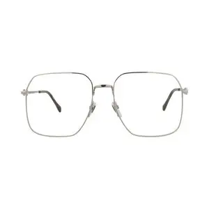 Gucci Square-frame Metal Optical Frames /transparent - Silver