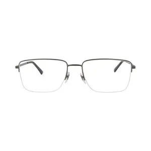 Gucci Square-frame Metal Optical Frames 'ruthenium/transparent - Silver
