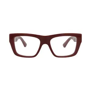 Bottega Veneta Square-frame Acetate Optical Frames 'burgundy/transparent - Red