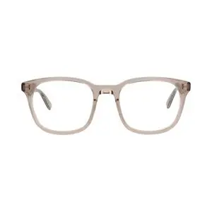 Saint Laurent Round-frame Acetate Optical Frames /transparent - Brown