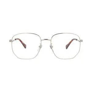 Gucci Square-frame Metal Optical Frames /transparent - Silver