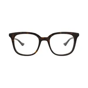 Gucci Square-frame Recycled Acetate Optical Frames 'havana/transparent - Brown