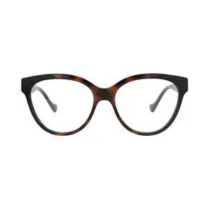 Gucci Square-frame Injection Optical Frames 'havana/black/transparent - Brown