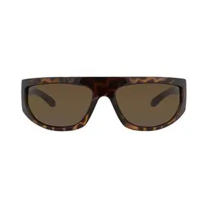 Gucci Shield-frame Injection Sunglasses 'havana - Brown