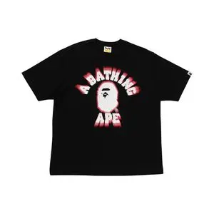 A BATHING APE Spray College Relaxed Fit Tee