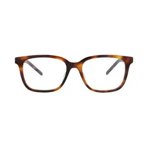 Saint Laurent Square-frame Recycled Acetate Optical Frames 'havana/transparent - Brown