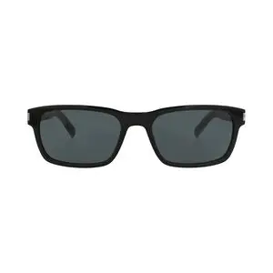 Saint Laurent Square-frame Recycled Acetate Sunglasses /crystal - Black