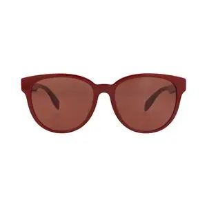 Alexander McQueen Round-frame Acetate Sunglasses - Red