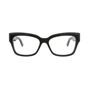 Balenciaga Square-frame Recycled Acetate Optical Frames /transparent - Black
