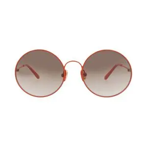 Chloé Round-frame Metal Sunglasses /brown - Orange
